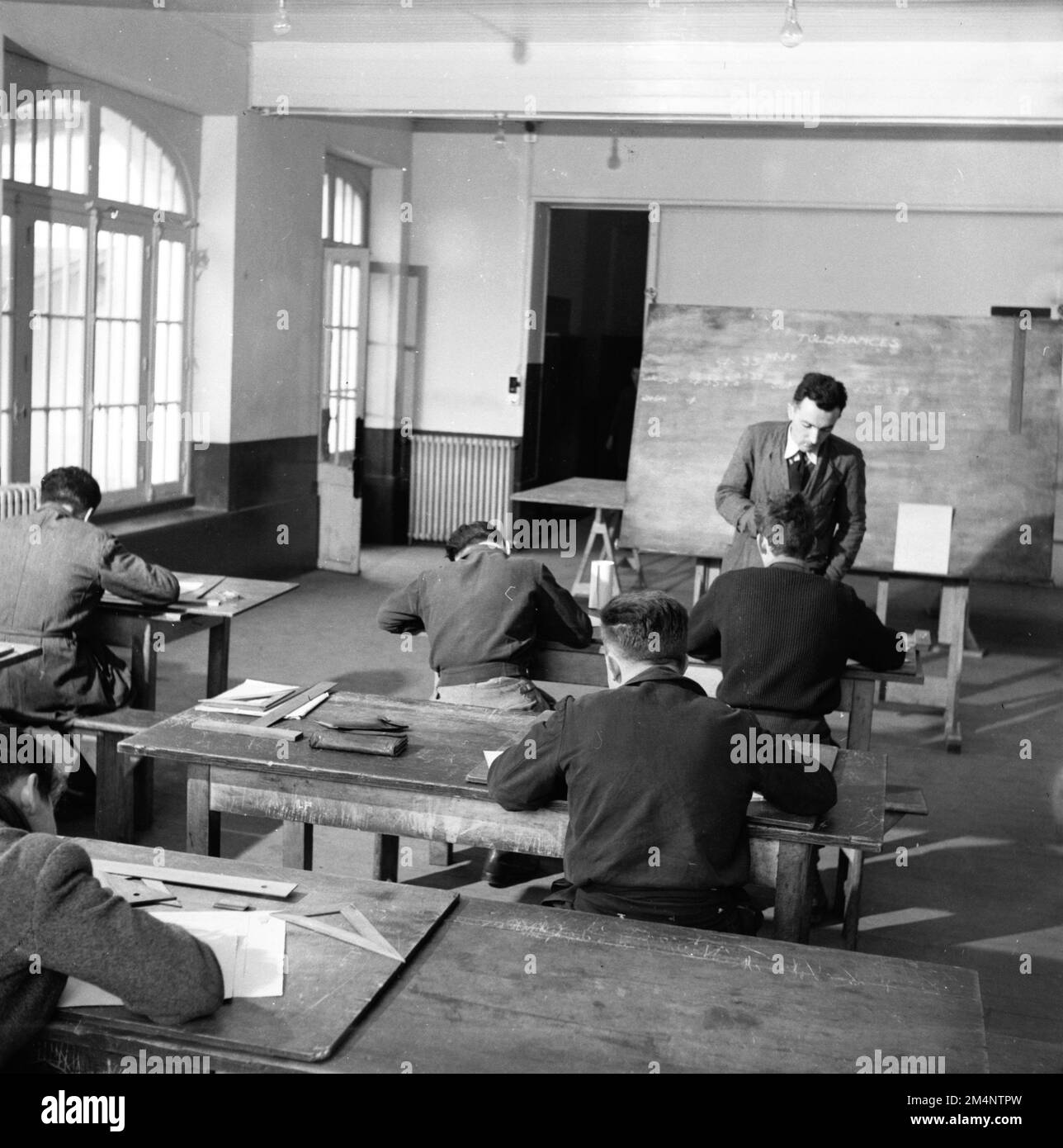 Turbomeca Aircraft Engine Factory. Photographs of Marshall Plan ...