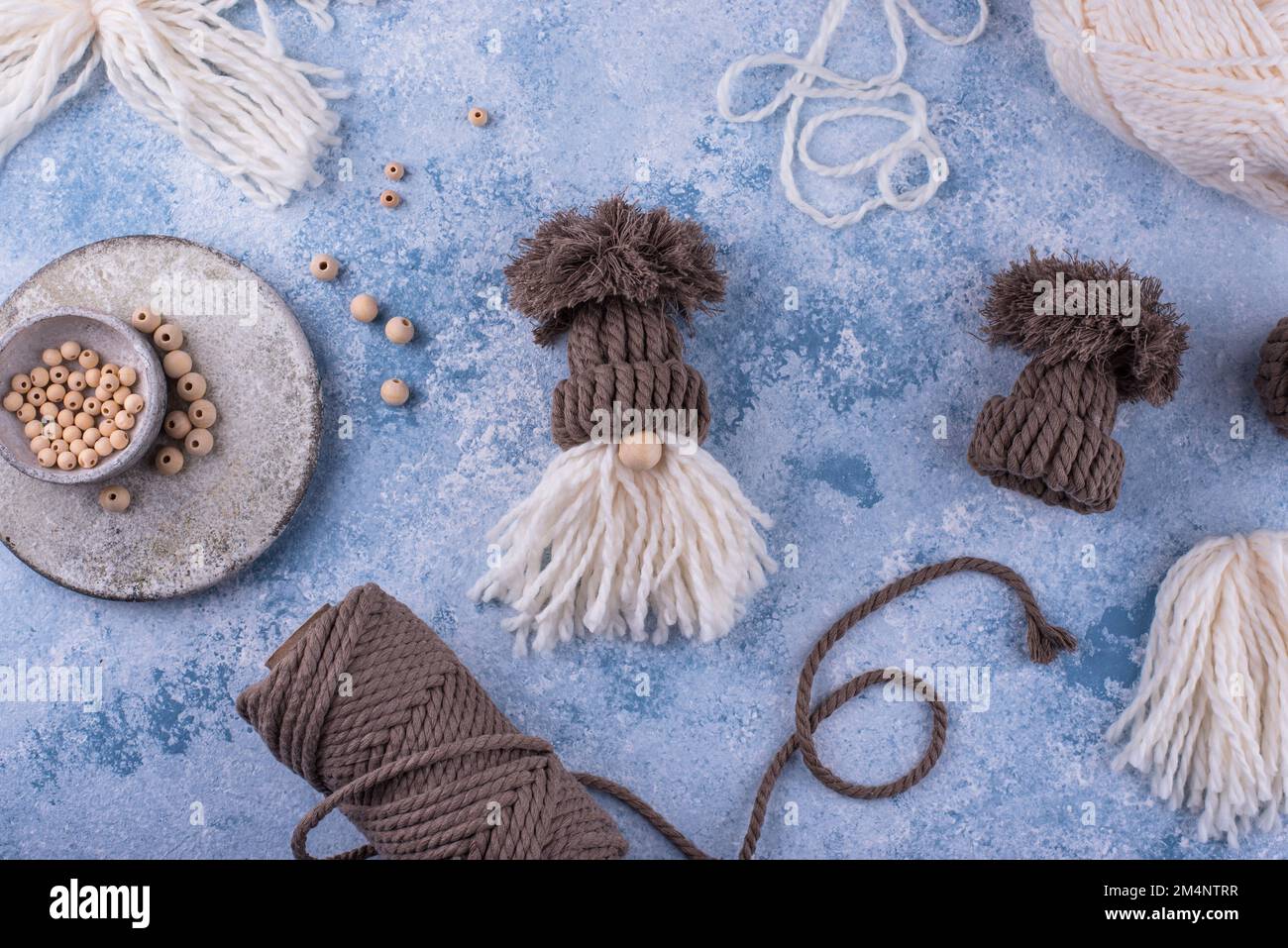 Hand made Scandinavian nisse. Christmas craft Stock Photo - Alamy