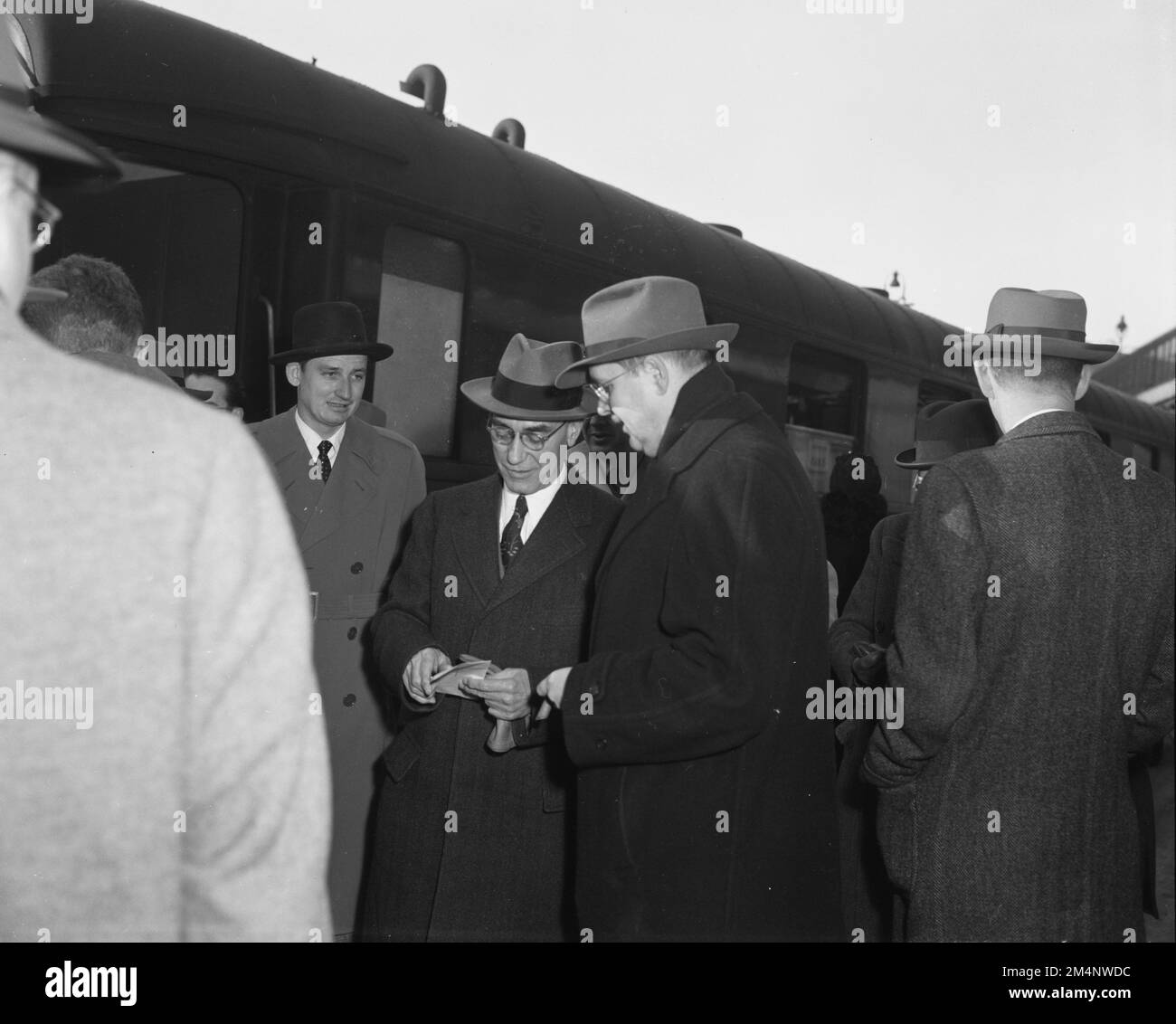 W. H. Draper Arrives in Paris. Photographs of Marshall Plan Programs ...