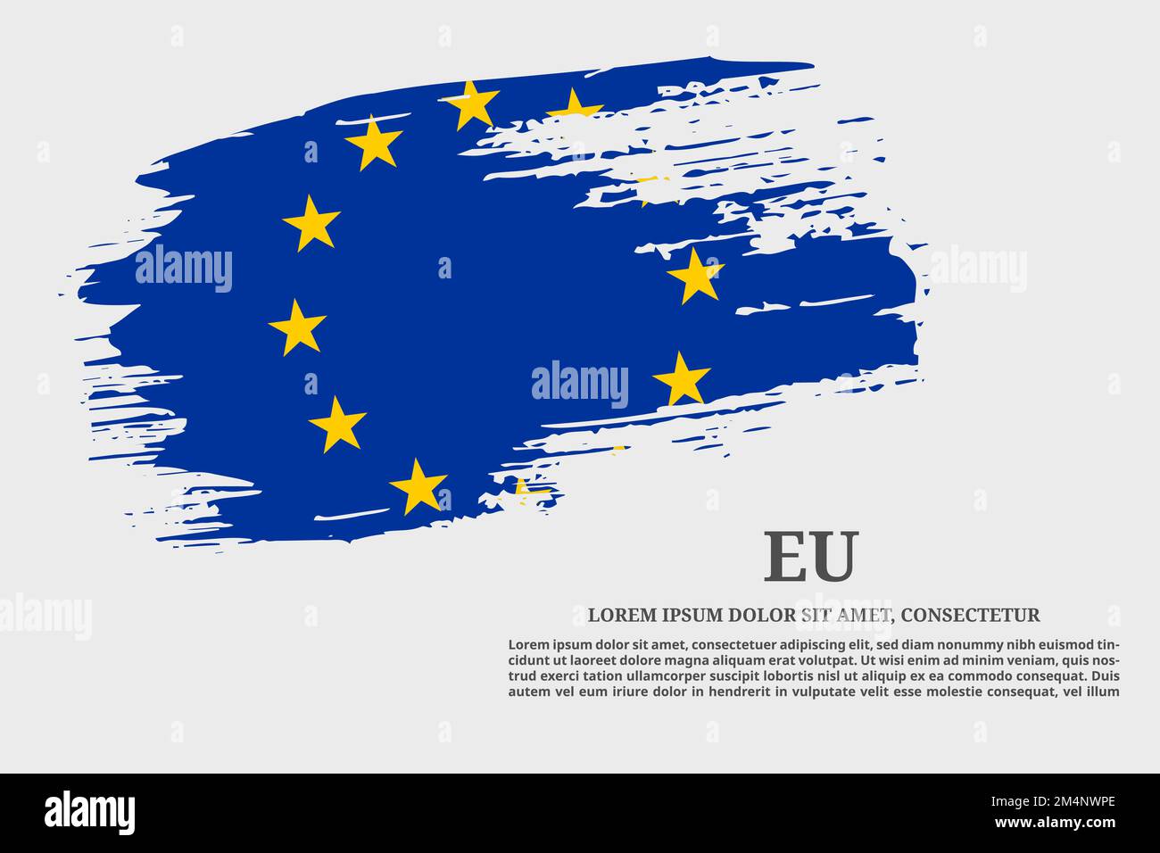 European union flag text Stock Vector Images - Alamy