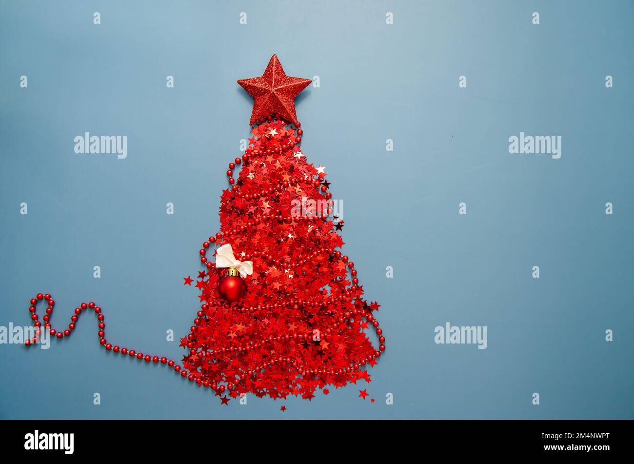 Big red christmas star decoration hi-res stock photography and images ...