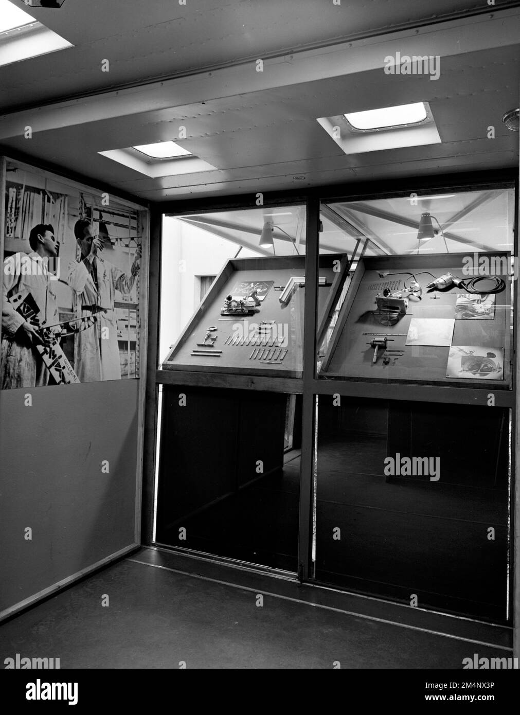 Mobile Exhibit of American Hand Tools. Photographs of Marshall Plan ...