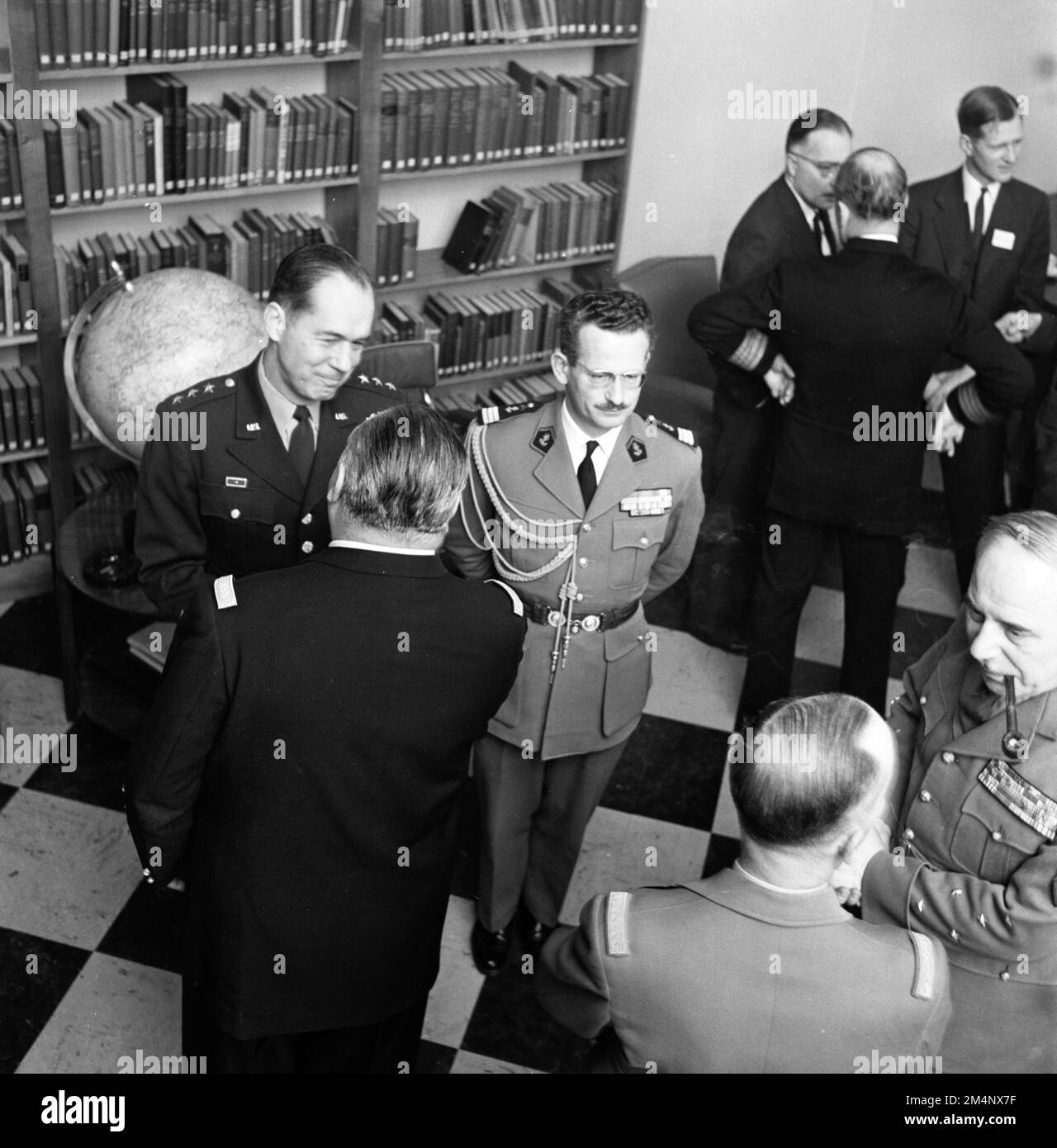 NATO Defense College, Ecole Militaire. Photographs of Marshall Plan ...