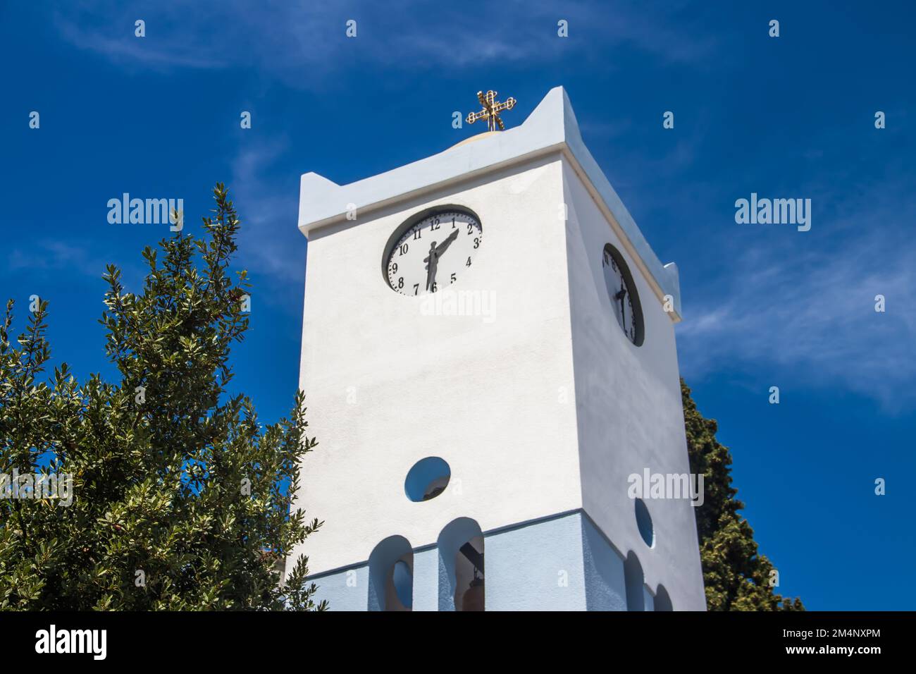 Old rustic Greek Orthodox (Christianity) Church in small Greek Island ...