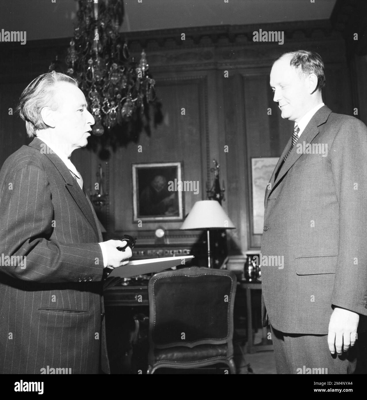 Arthur Honegger, Ambassador Dillon. Photographs of Marshall Plan ...