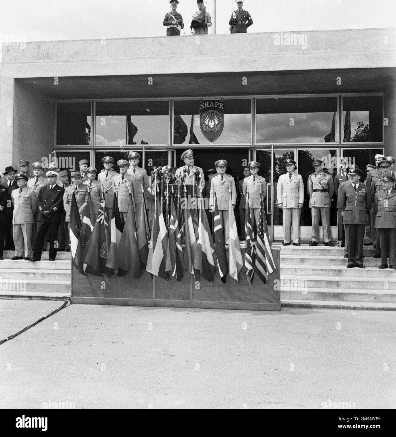 SHAPE Handover Ceremony (Handover of SHAPE Command). Photographs of ...