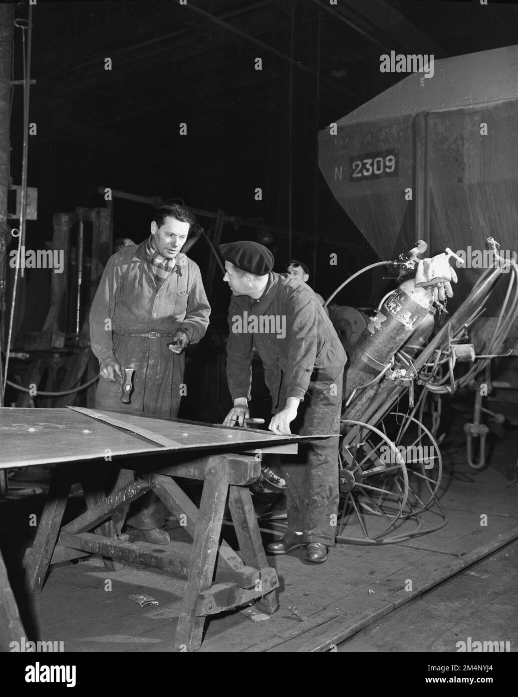 Labor - Force Ouvriere Workers at Home. Photographs of Marshall Plan ...