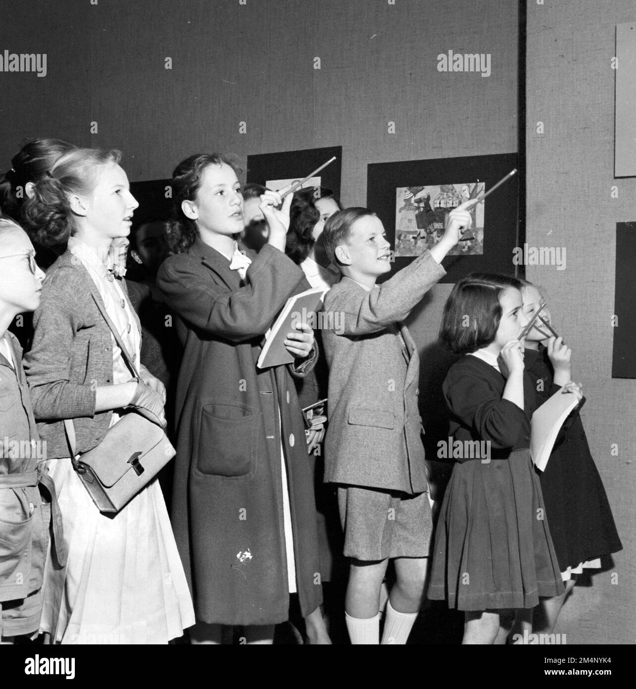 Children Art Contest. Photographs of Marshall Plan Programs, Exhibits ...