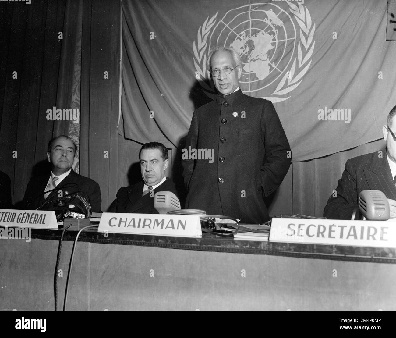 UNESCO General Conference, Nov, 1952. Photographs of Marshall Plan ...