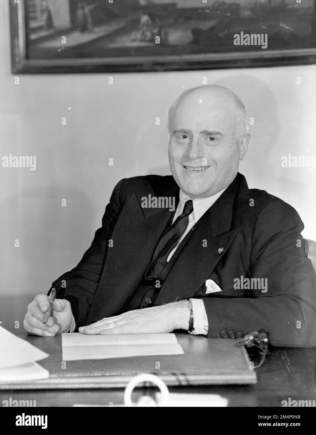 Jacques Rueff, Judge of the Court of Justice, European Coal and Steel ...