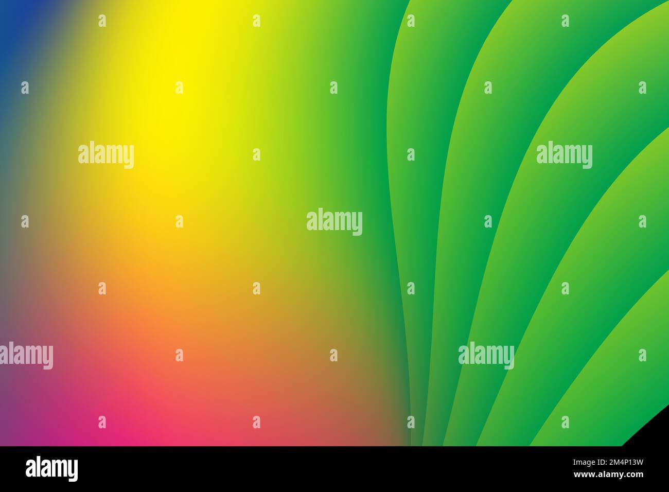 Vibrant Gradient Background. Abstract Color Wave EPS vector Stock ...