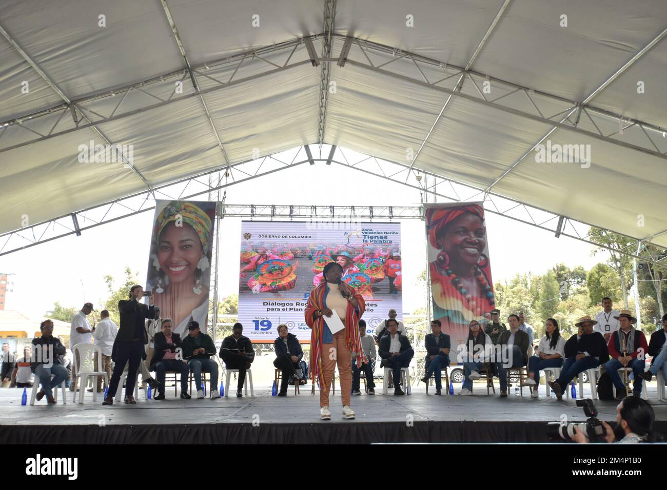 Colombian vice-president Francia Marquez during Colombia's regional ...