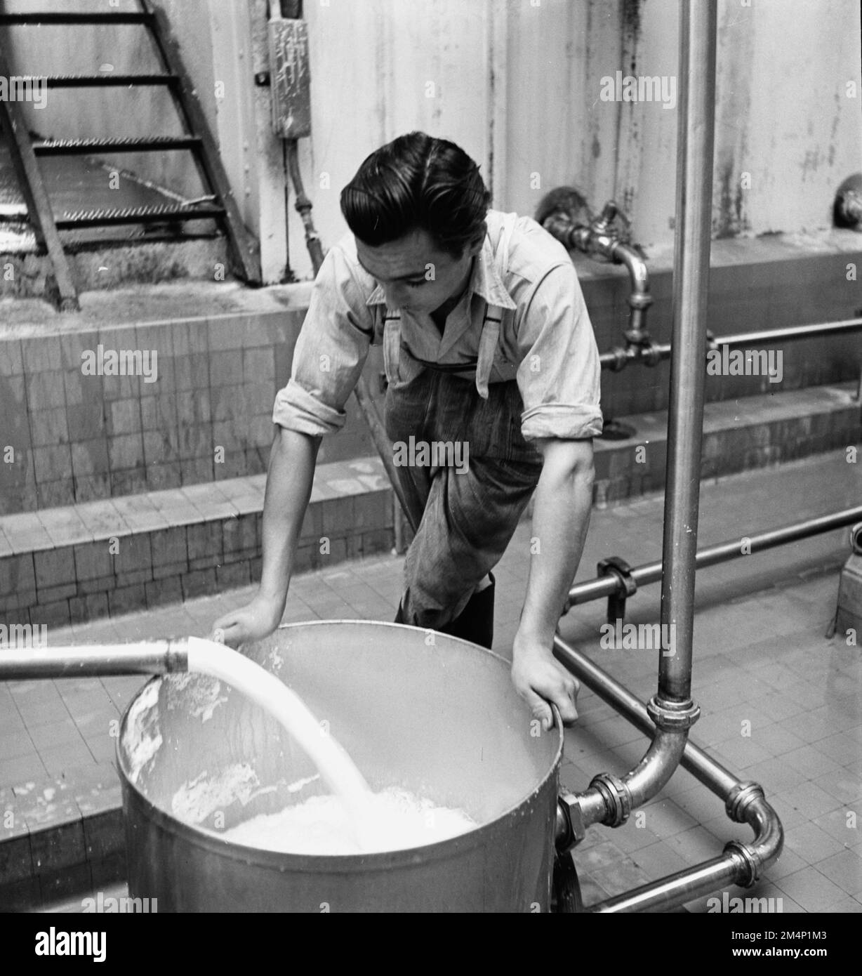 Cooperative Laitiere Centrale de Paris. Photographs of Marshall Plan ...