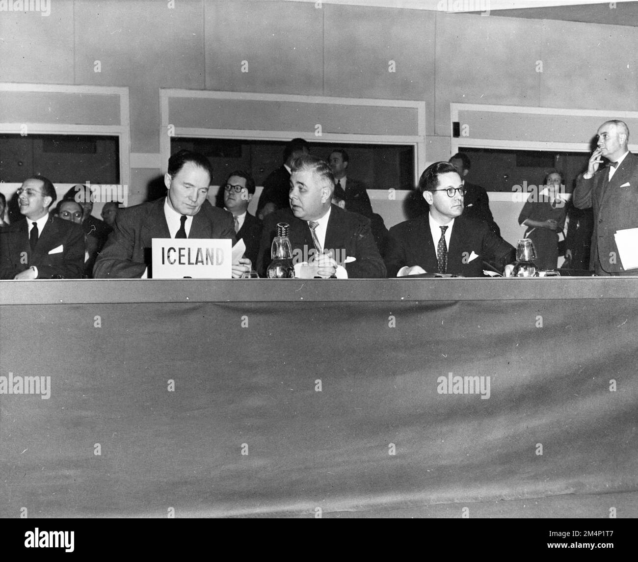 NATO Council Meeting. Photographs of Marshall Plan Programs, Exhibits ...