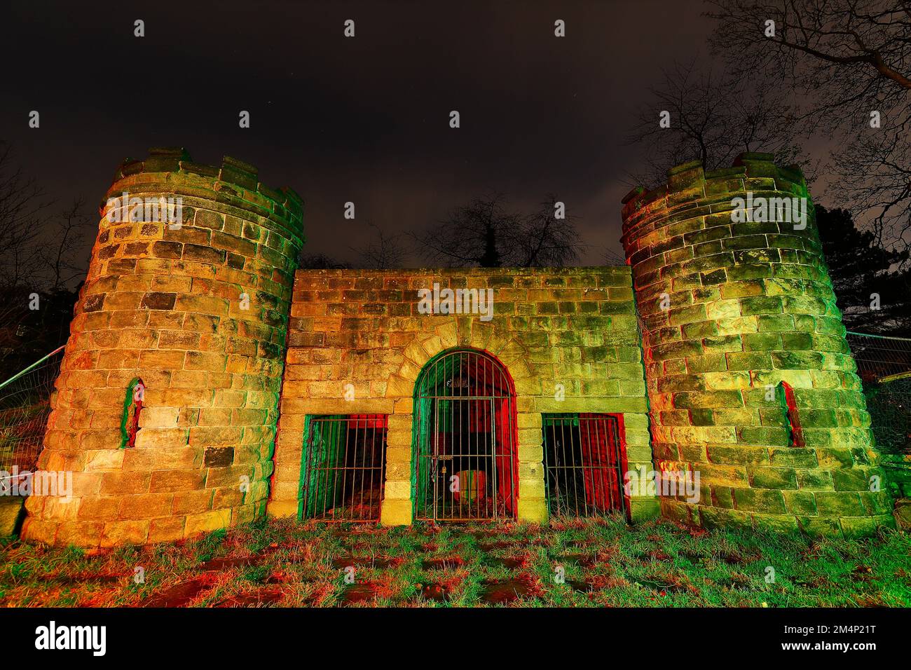 The Bear Pit in Headingley,West Yorkshire,which is the only remaims of ...