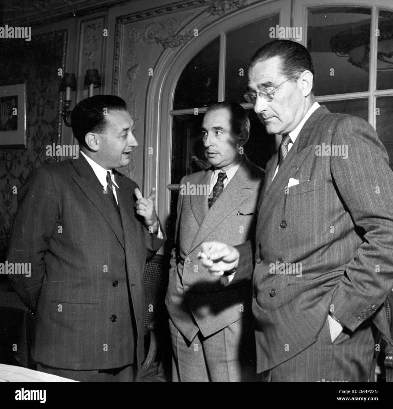 French Socialists Honor Randolph. Photographs of Marshall Plan Programs ...