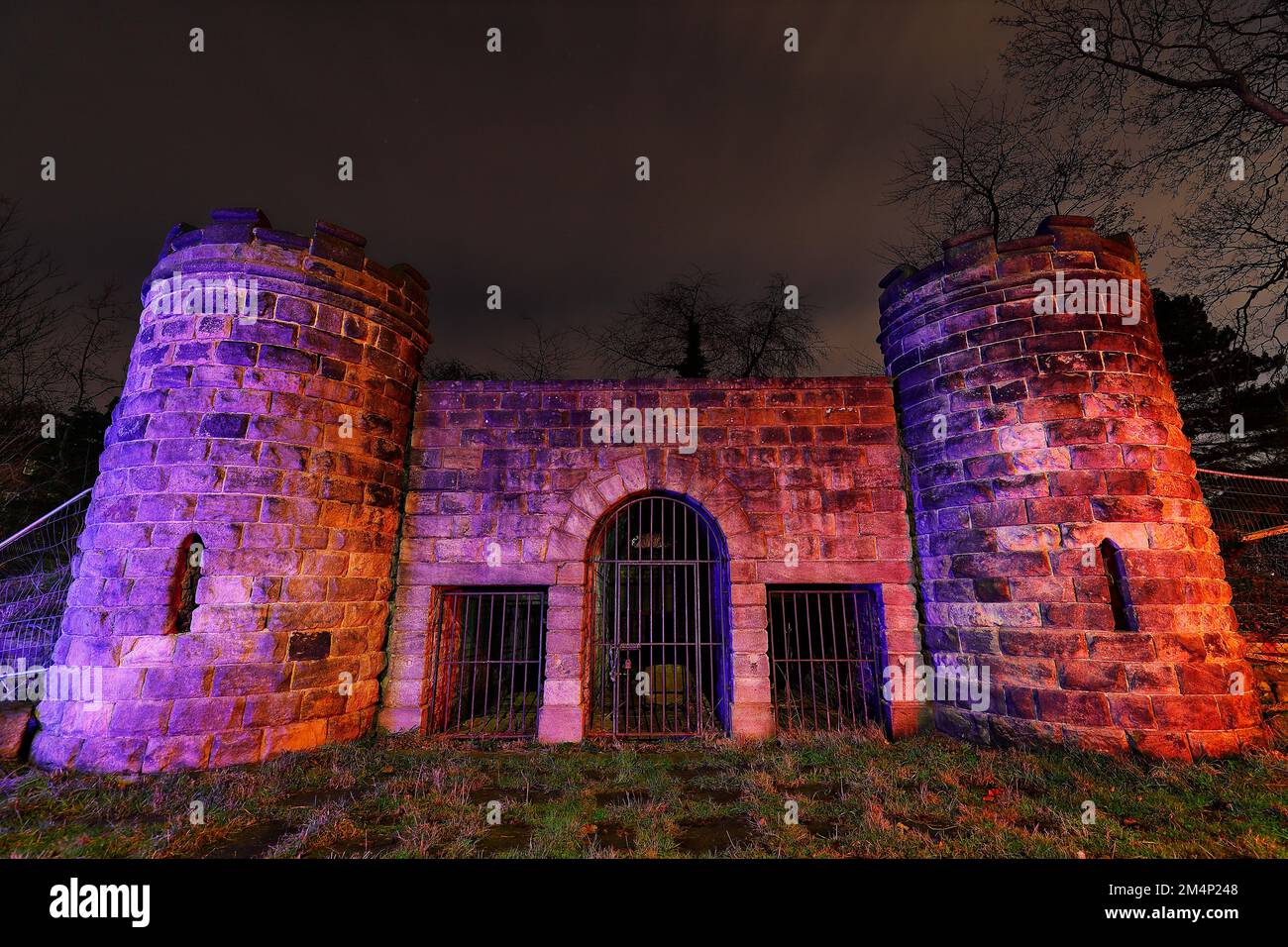 The Bear Pit in Headingley,West Yorkshire,which is the only remaims of ...