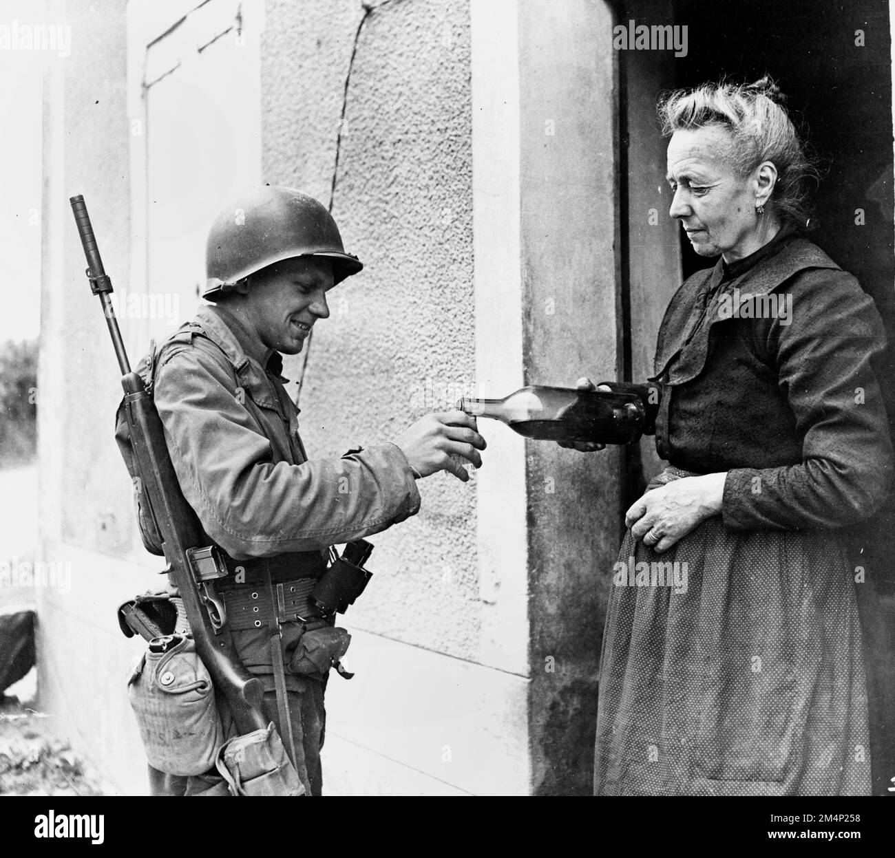 American GI Welcomed to France. Photographs of Marshall Plan Programs ...