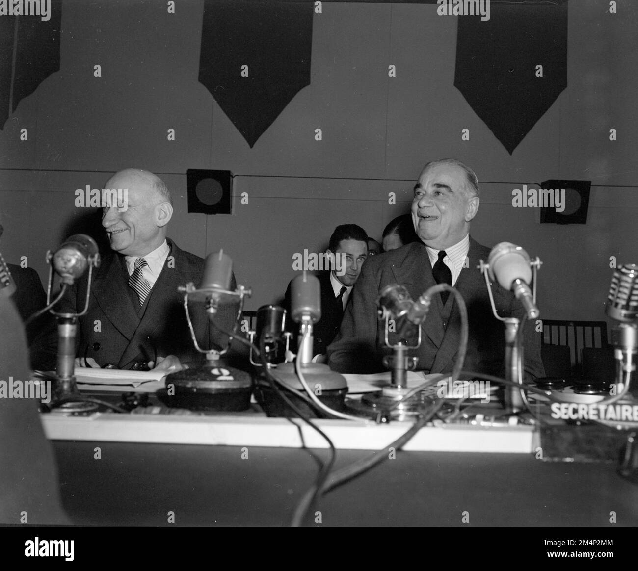 NATO Council's Meeting in Paris, April 28, 1952. Photographs of ...