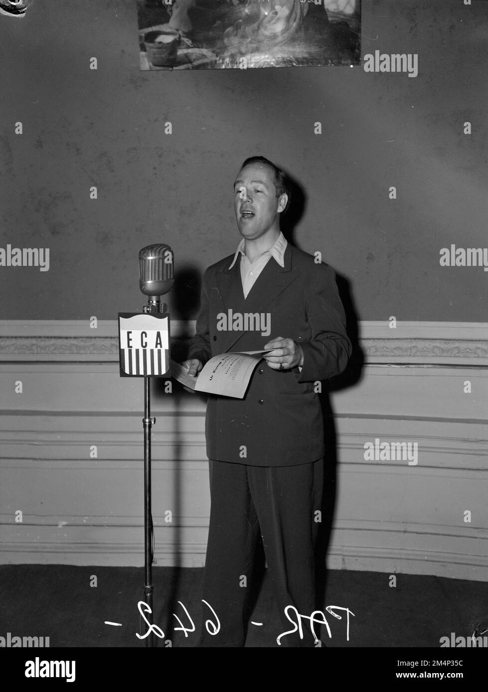 Radio. Photographs of Marshall Plan Programs, Exhibits, and Personnel ...