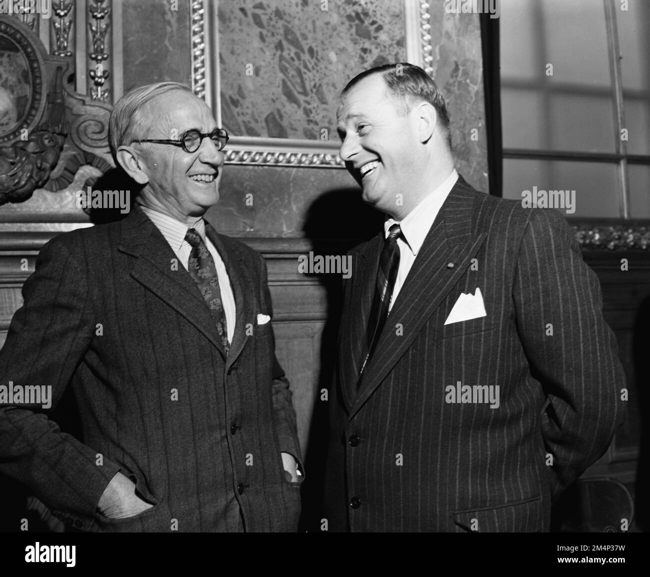 Project for W. European Polital Integration Discussed. Photographs of ...