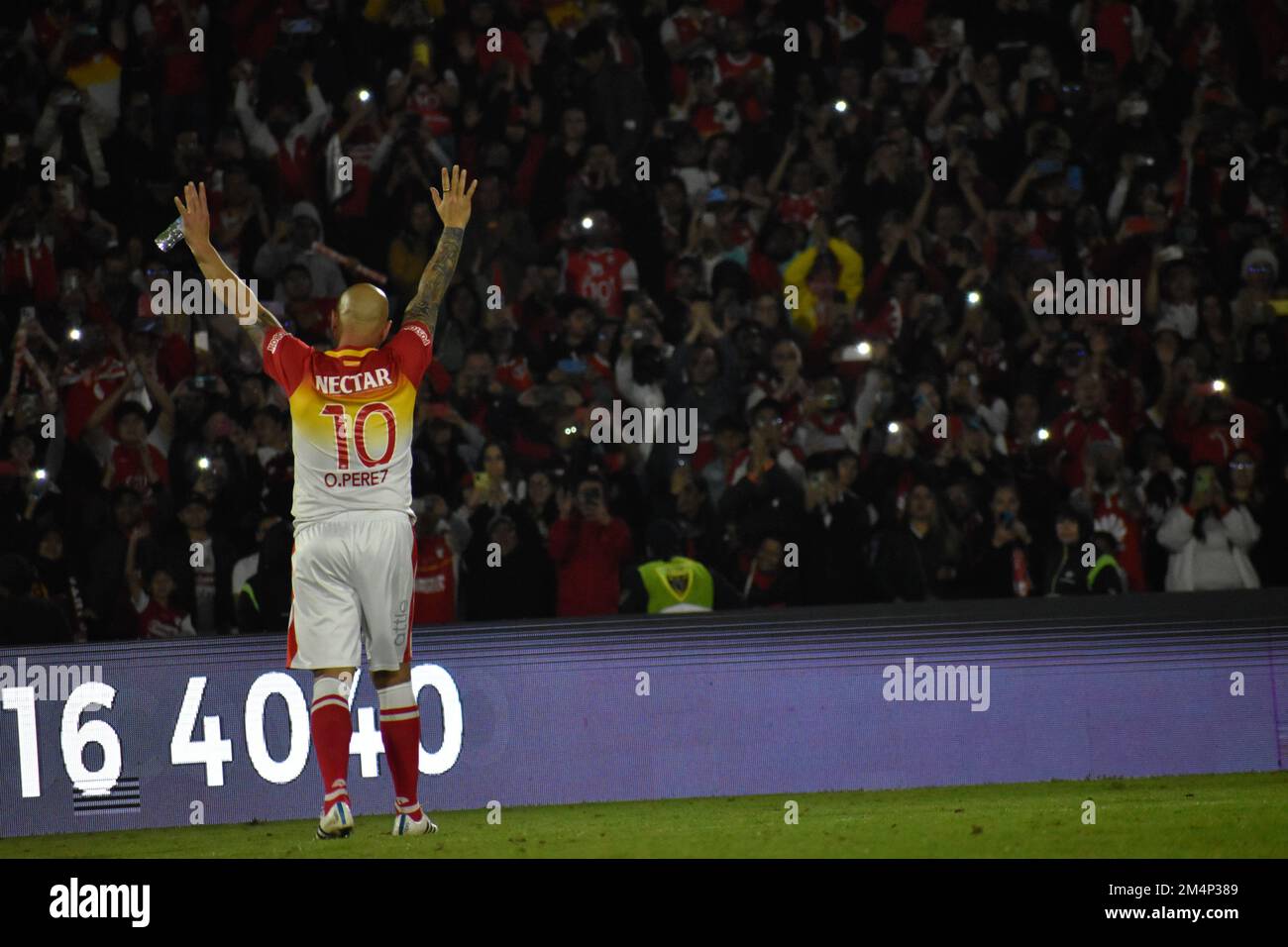 Colombia's leage team Santa Fe farewells Argentinian soccer player Omar ...