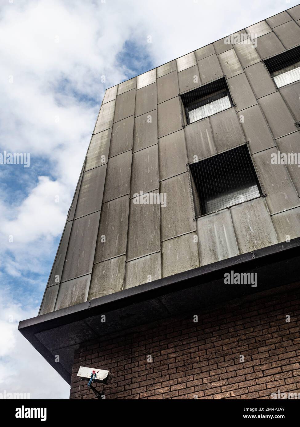 A low angle of a residential building Stock Photo - Alamy
