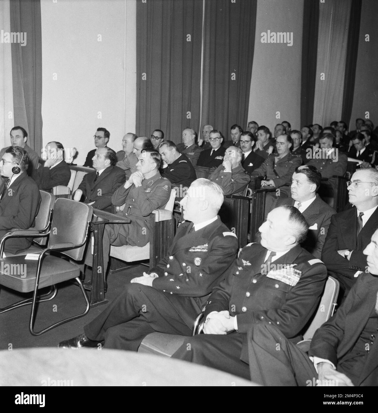 Graduation at NATO Defense College in Paris. Photographs of Marshall ...