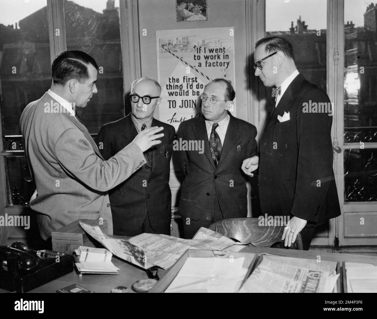 Labor Meeting TH. Photographs of Marshall Plan Programs, Exhibits, and ...