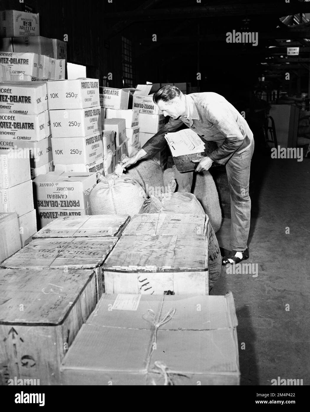 Labor - Force Ouvriere Workers at Home. Photographs of Marshall Plan ...