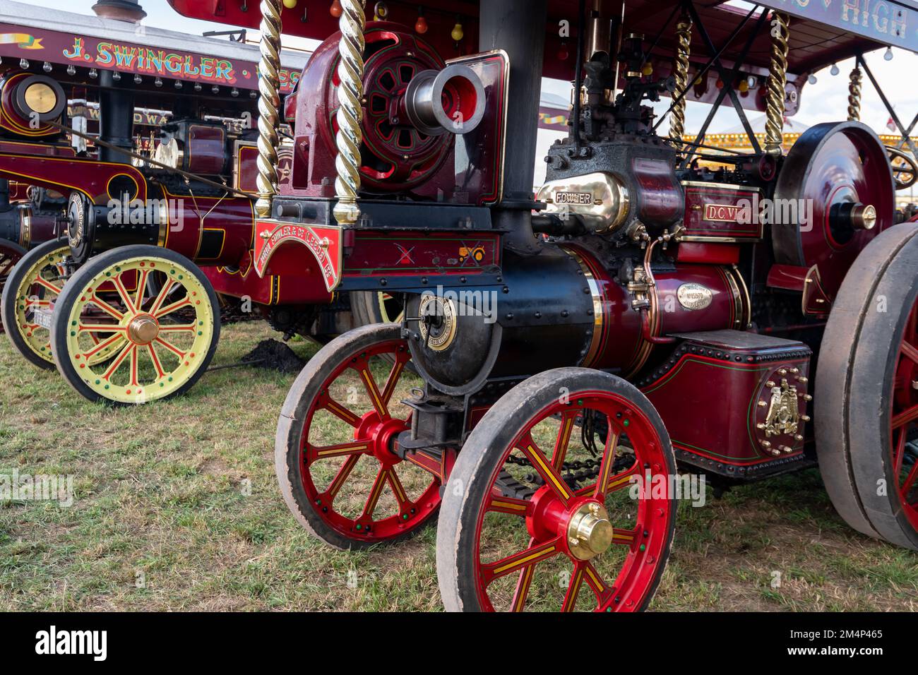 Tarrant Hinton.Dorset.United Kingdom.August 25th 2022.A 1924 Fowler ...