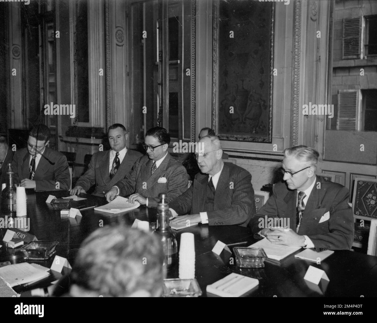 Labor Meeting TH. Photographs of Marshall Plan Programs, Exhibits, and ...