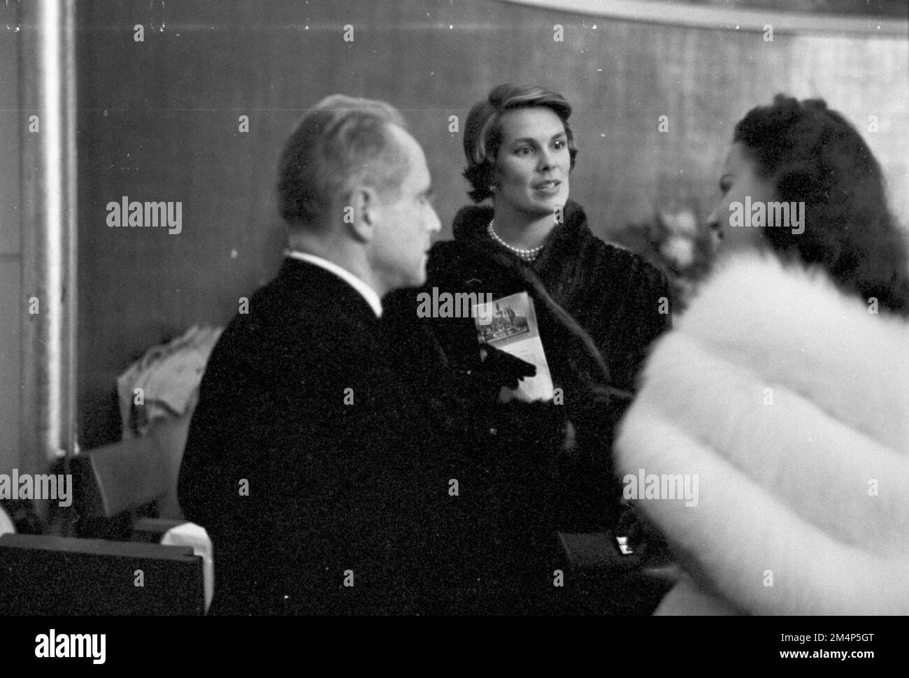 New York Philharmonic Orchestra in Paris and reception. Photographs of ...