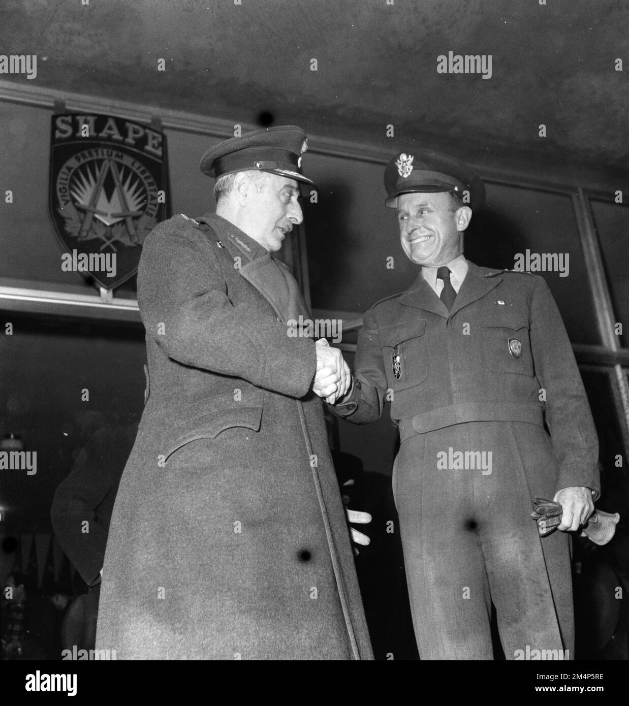 Field Marshal Papagos Visits Paris. Photographs of Marshall Plan ...