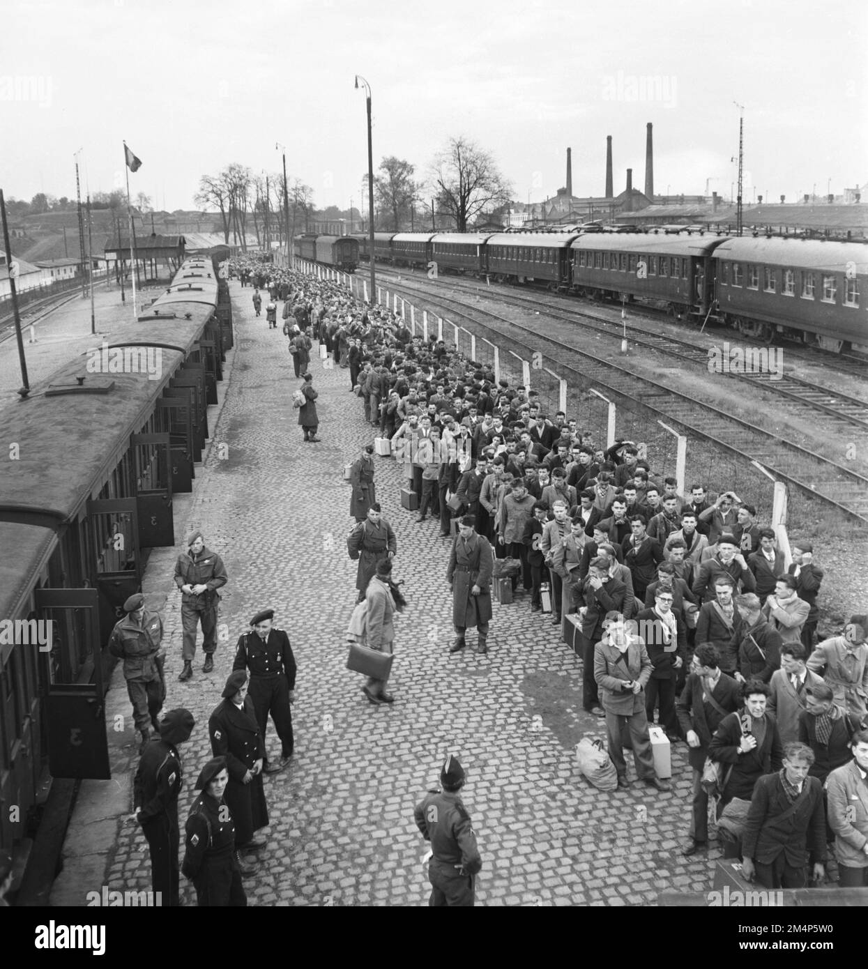 French Army - Training Recruits. Photographs of Marshall Plan Programs ...