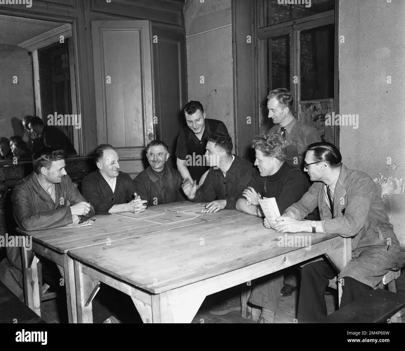 Labor - Force Ouvriere Workers at Home. Photographs of Marshall Plan ...