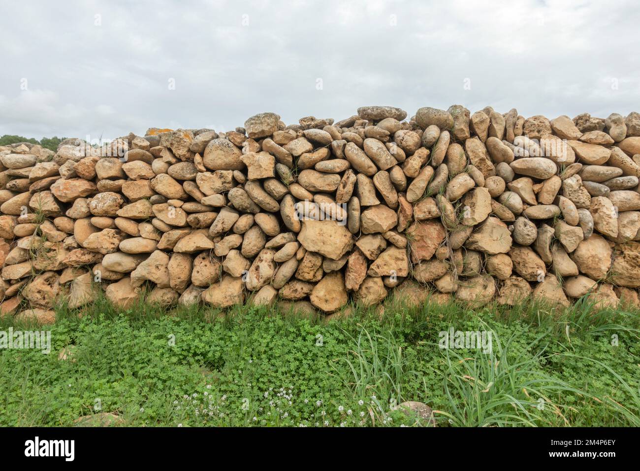 Menorca dry stone wall hi-res stock photography and images - Alamy
