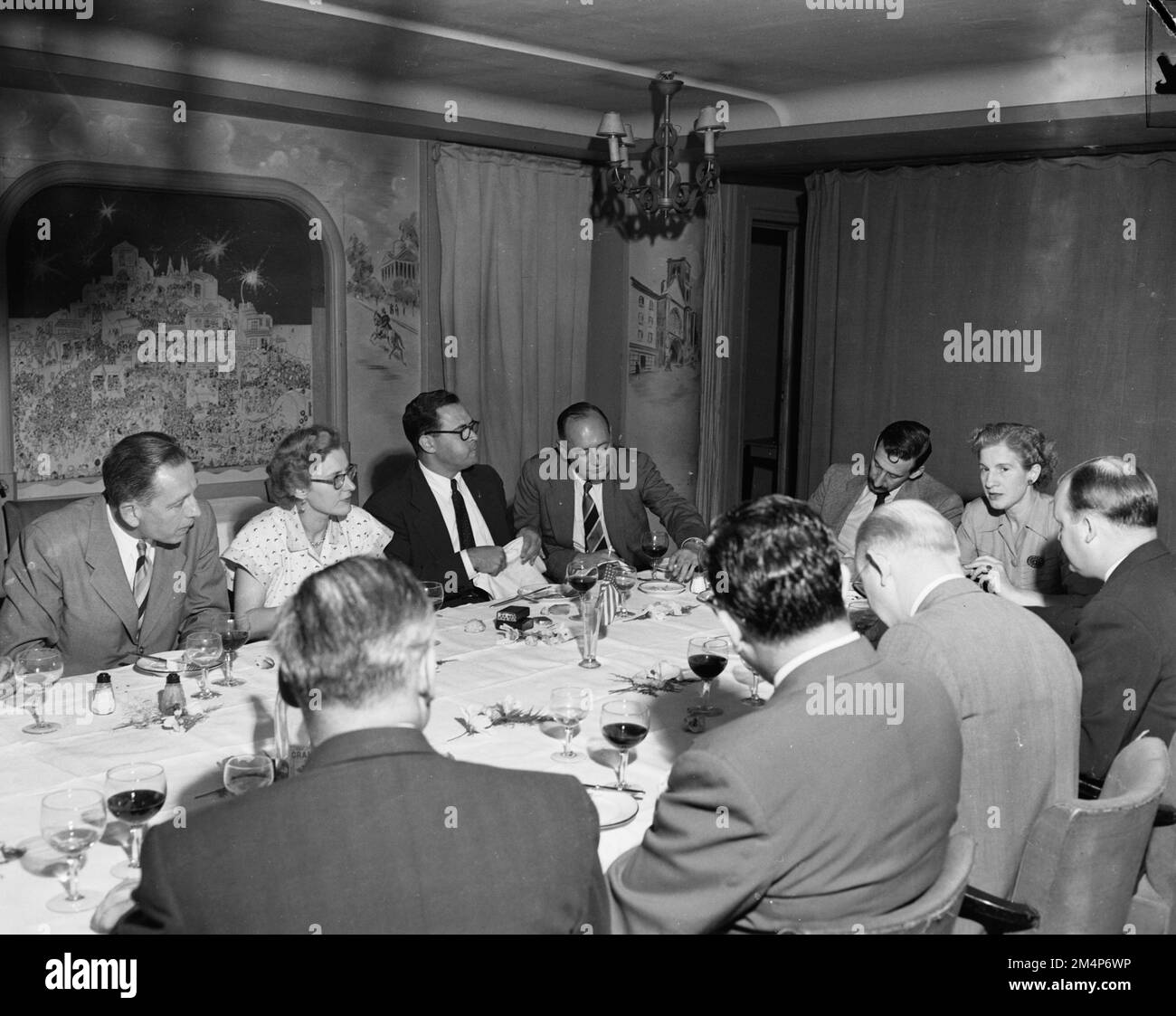 Farewell Party (Harry Martin). Photographs of Marshall Plan Programs ...