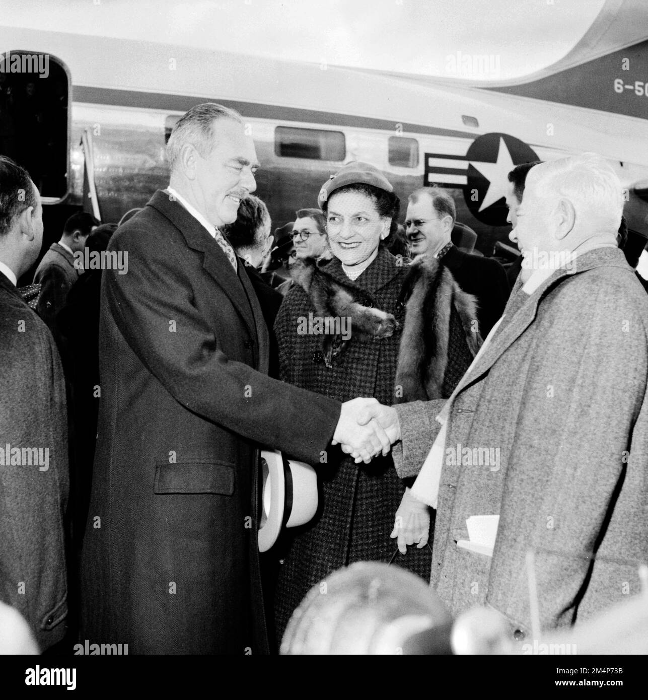 Acheson's Arrival for NATO Conference with US Delegation. Photographs ...