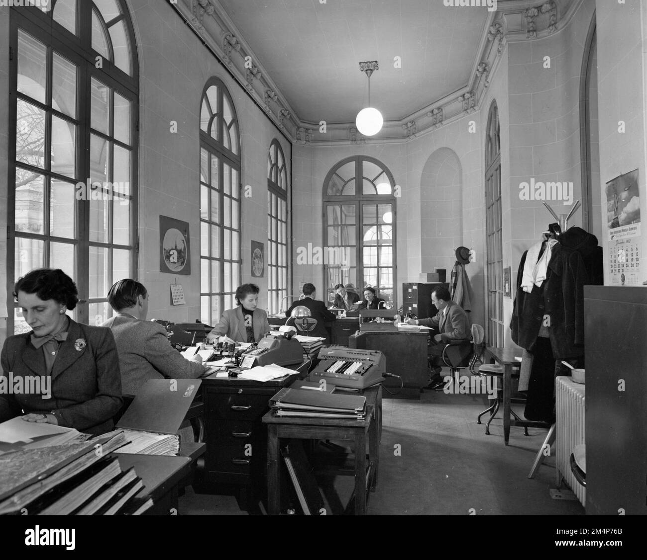 Faisanderie and MSA Garage. Photographs of Marshall Plan Programs ...