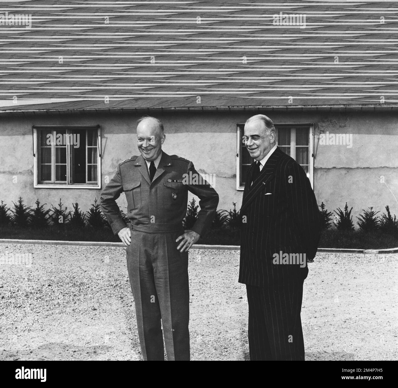 Lord Ismay and General Eisenhower. Photographs of Marshall Plan ...