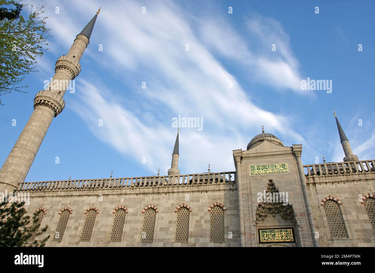 Located in Istanbul, Turkey, the Blue Mosque was built between 1609 and ...
