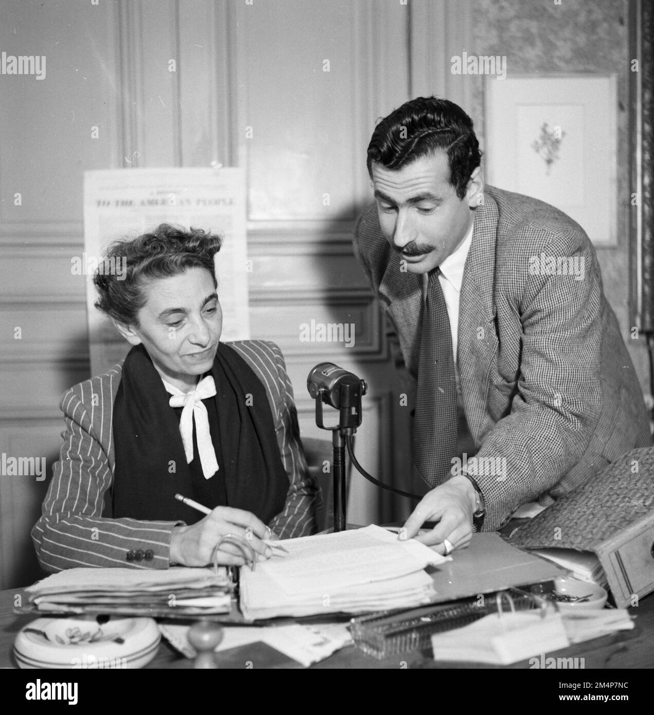 Here Comes the Band - Radio Program. Photographs of Marshall Plan ...