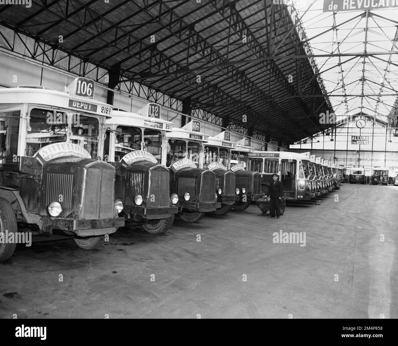 Paris Bus Driver Fights Against Communism. Photographs of Marshall Plan ...