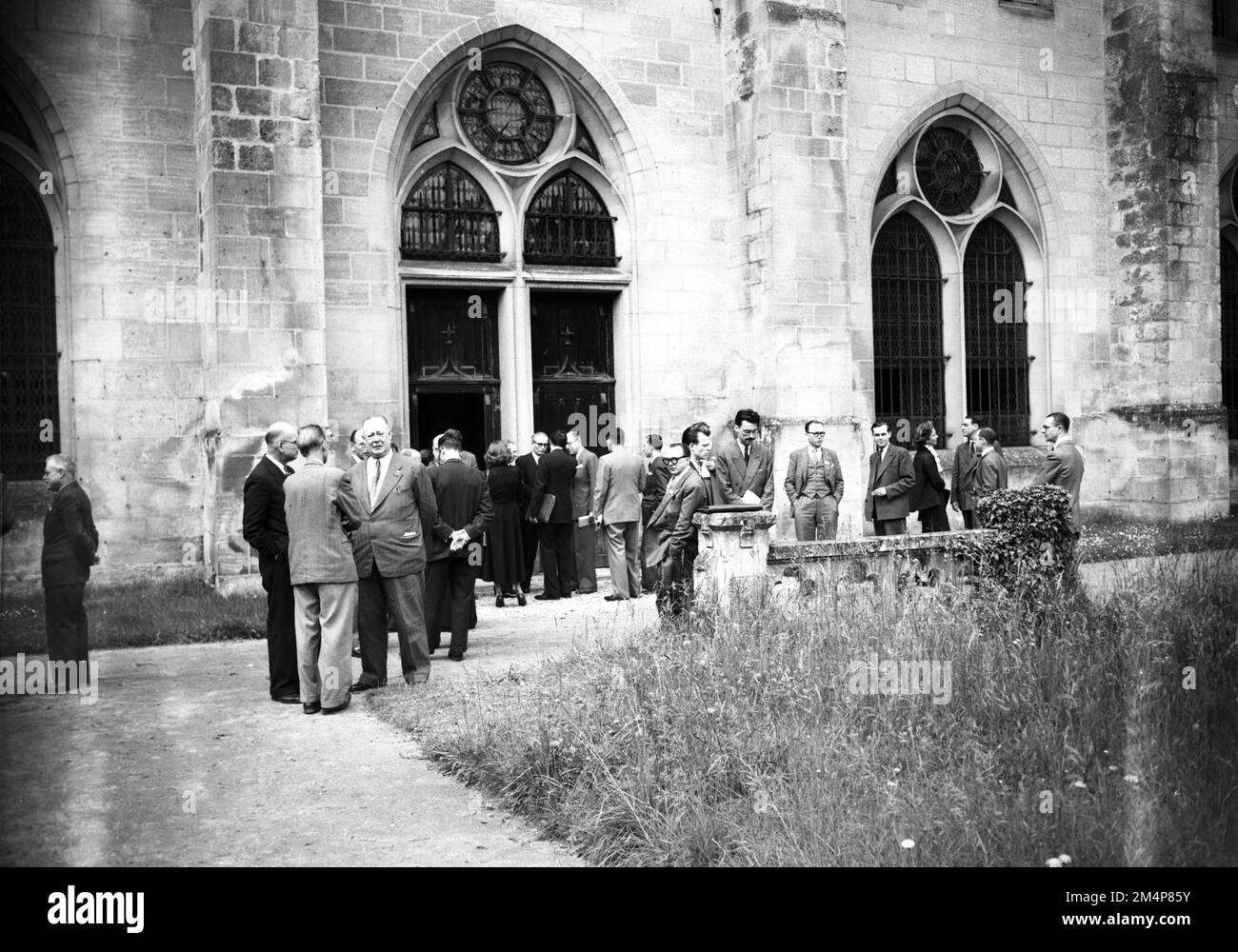 Conferrence at Royaumont. Photographs of Marshall Plan Programs ...