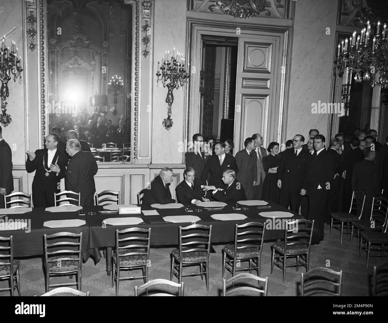 NATO Paris Conference, 1954. Photographs of Marshall Plan Programs ...
