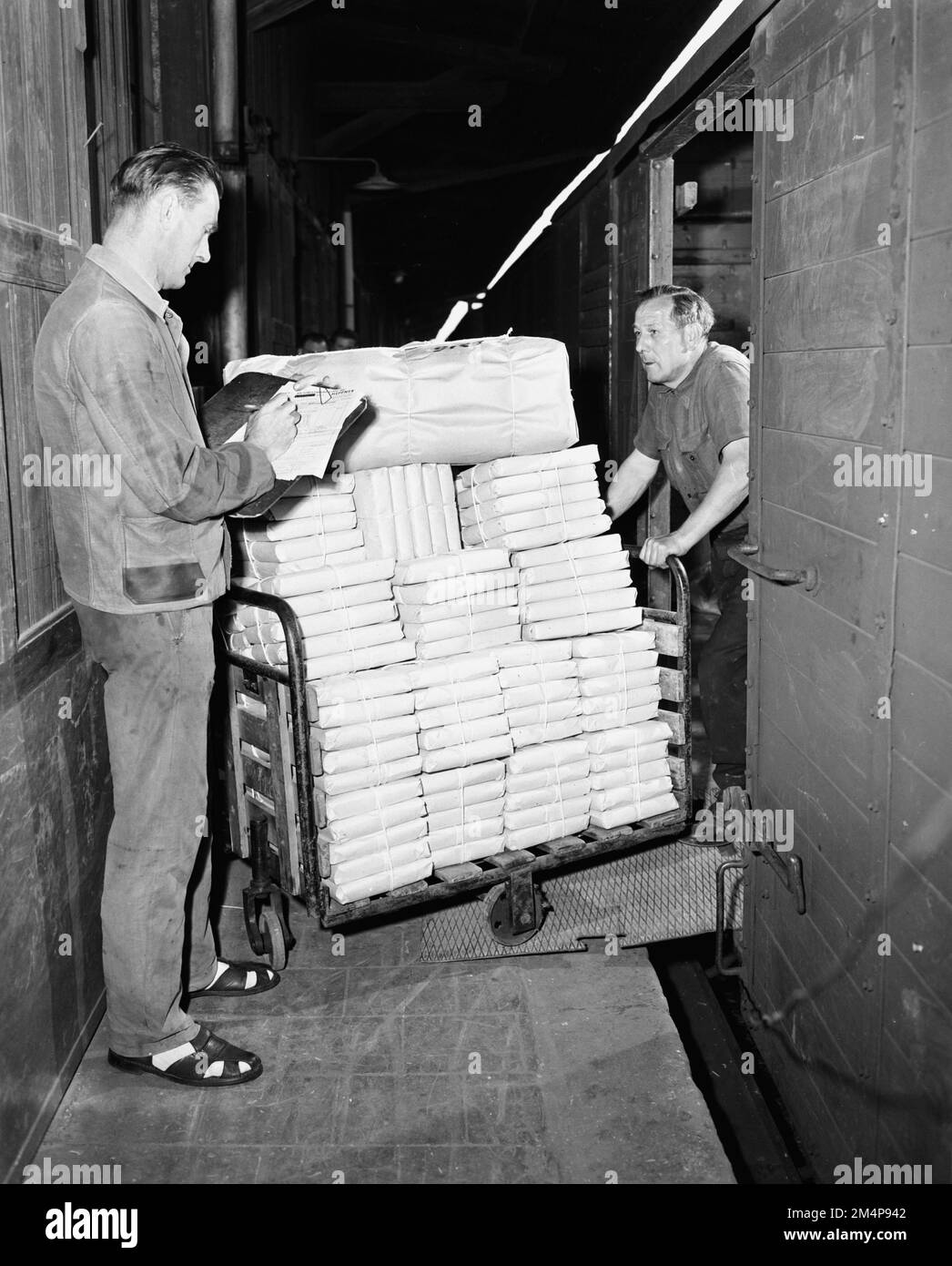 Labor - Force Ouvriere Workers at Home. Photographs of Marshall Plan ...