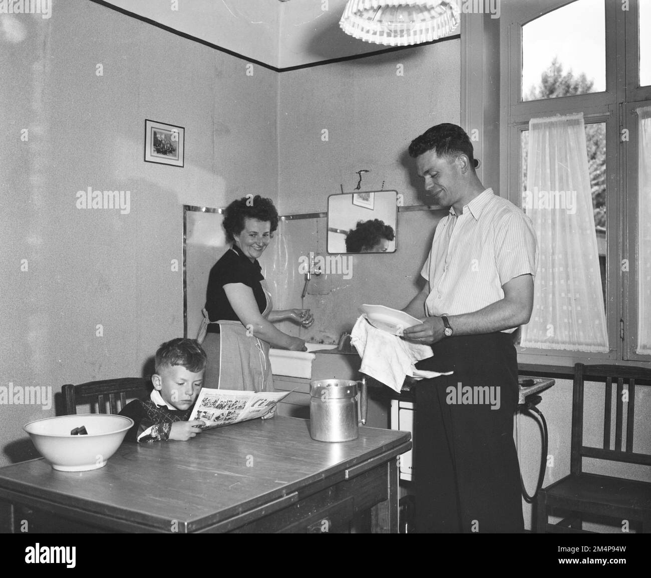 Labor - Force Ouvriere Workers at Home. Photographs of Marshall Plan ...