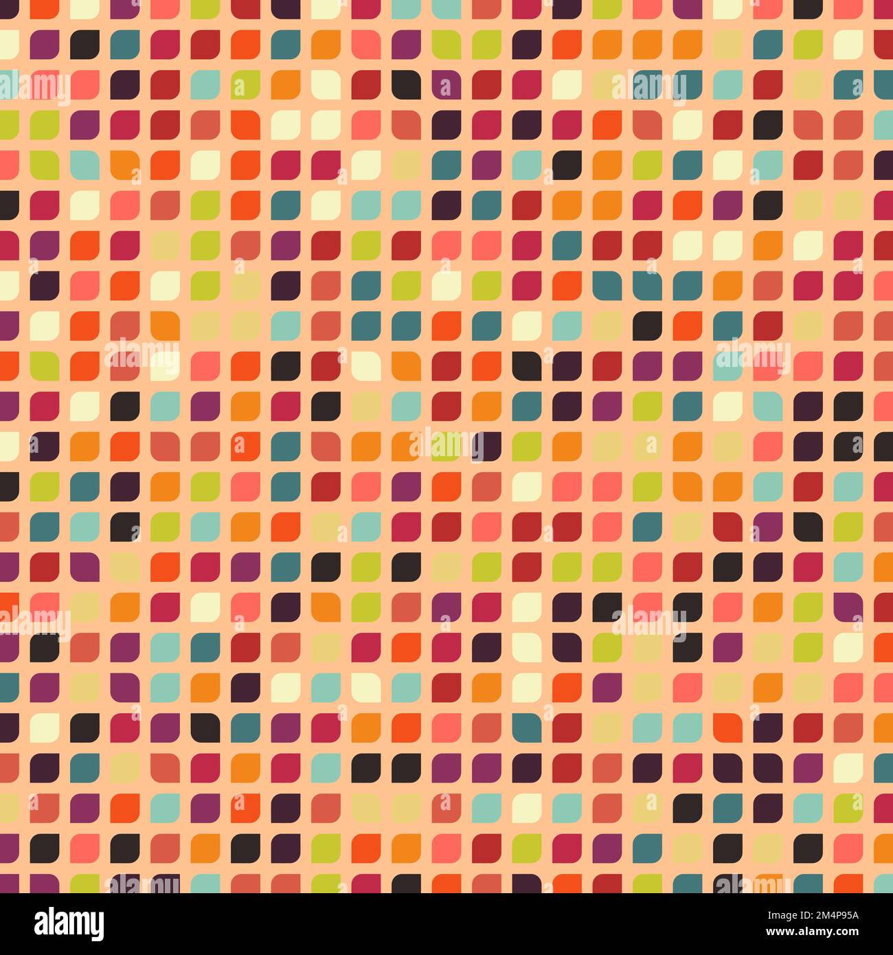 Color checkered squares background generative pattern illustration ...