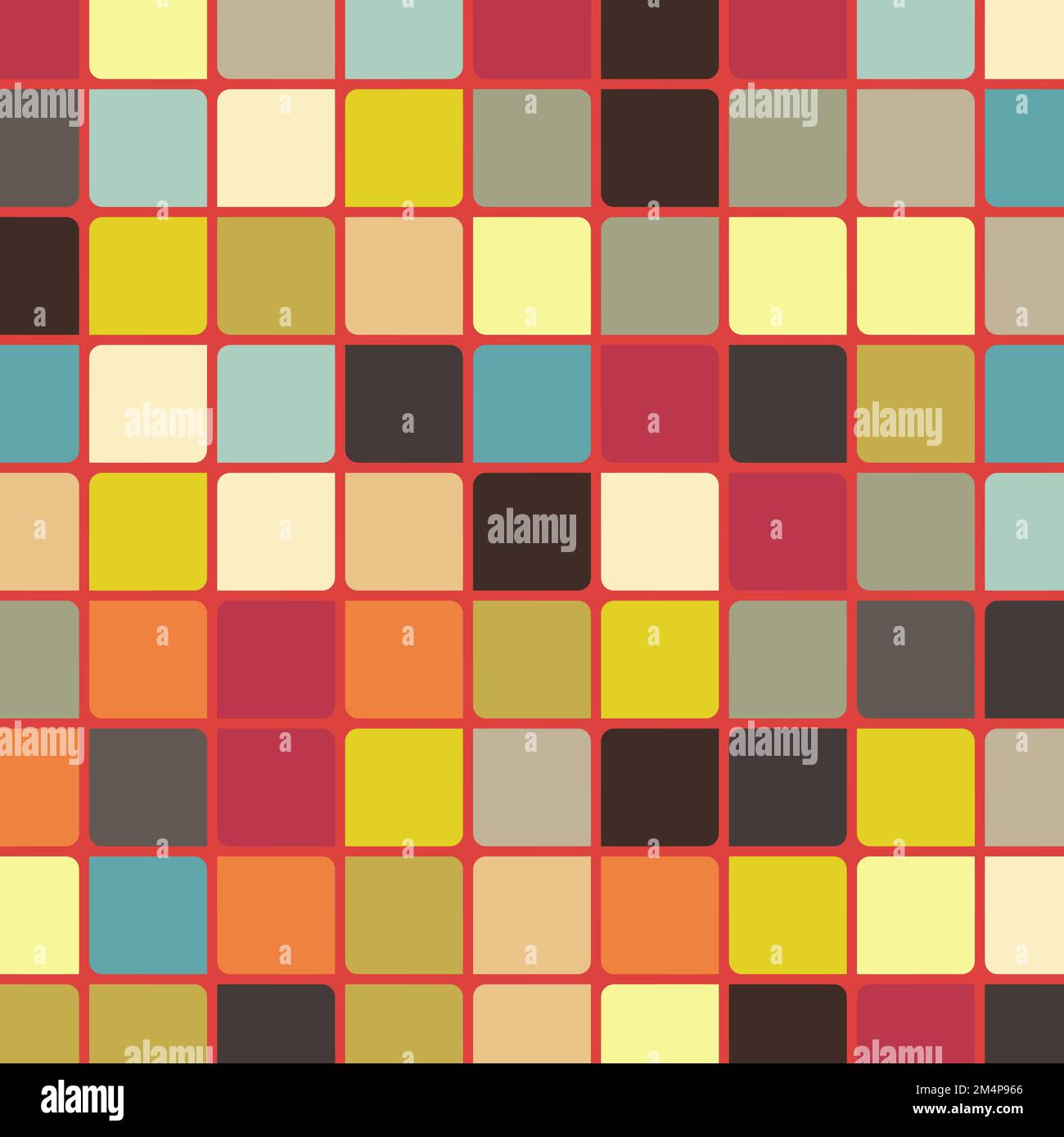 Color checkered squares background generative pattern illustration ...